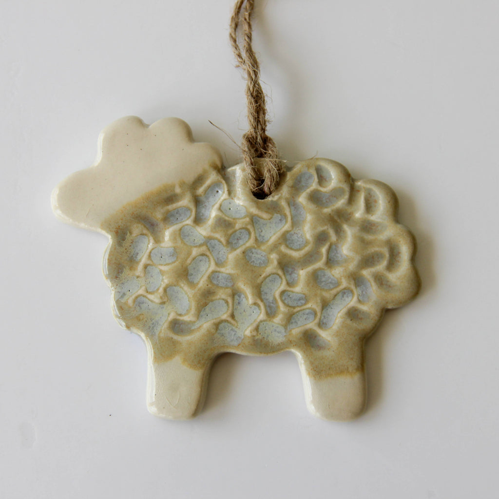 Ceramic Sheep Ornament – Islay's Terrace Studio & Shop